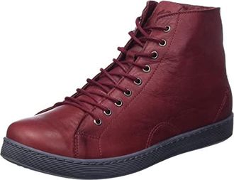 Andrea Conti Femme Damen Sneaker Basket, Bordeaux, 40 EU