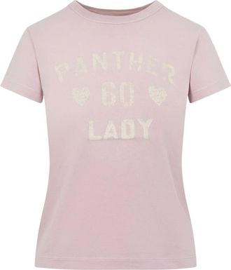 Valentino Rose Baumwoll-T-Shirt - - Tops - Damen - Rosa - S