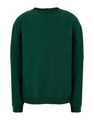 8 by YOOX ORGANIC COTTON BLEND RELAXED FIT SWEATSHIRT