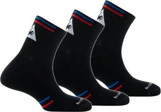 Kindy Lot de 3 paires de Tiges courtes en coton - couleur - Noir - Pointure - 43-46