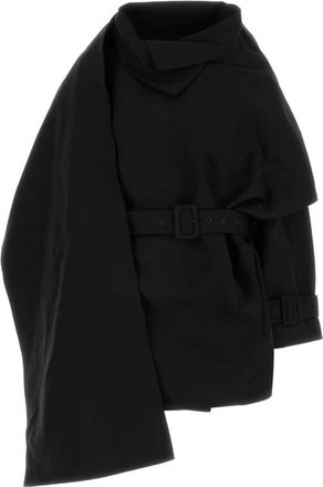 Entire studios Entire Studios, Femme, Manteaux, Noir, Taille: 38 FR Mini Manteau &Eacute;charpe