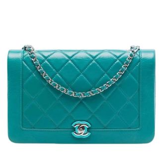 Chanel Pre-owned Vintage Quilted Crossbody Bag - - Pre-owned - Damen - Blau - ONE SIZE
