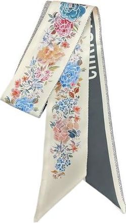 Generic &Eacute;charpe florale en soie pour femme, bandana polyvalent, d&eacute;coration de ch&acirc;le et sac, T436-3, 100 cm