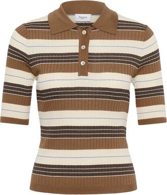 Saint Tropez Maille &agrave; col rond - Femme - Pulls - Multicolore - Taille: 46 FR