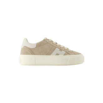Hogan Baskets compens&eacute;es Crosswind - Femme - Chaussures - Beige - Taille: 36 EU