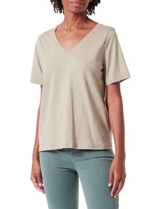 Benetton Damen 3bvxd400h T-Shirt, Militärgrün 0w9, Small