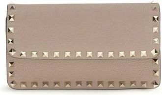 Valentino Garavani Femme, Accessoires, Beige, Taille: ONE Size Portefeuille Bos Taurus