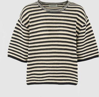 Anine Bing Pull Theo White Black