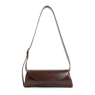 Jil Sander Dark Heart Cannolo Tasche aus Leder - - Bags - Damen - Grau - ONE SIZE