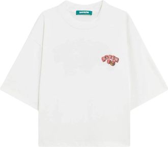 Barrow Barrow - 002 Jersey Tee - Homme - Tops - Blanc - Taille: L