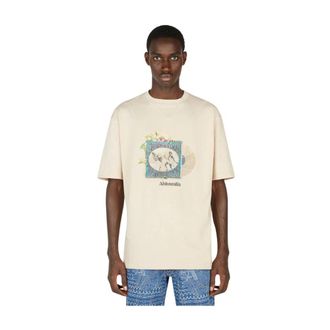 Ahluwalia Studio Grafisches Power T-Shirt - - Tops - Herren - Beige - XL