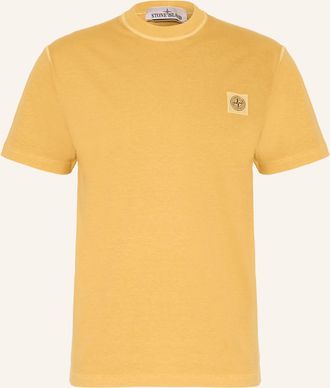 Stone Island T-Shirt gelb