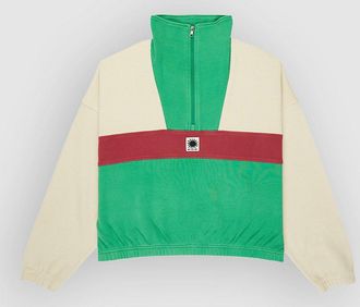 Quiksilver Paz Half-Zip Fleece Pullover bone