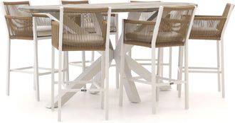 Manifesto Furniture Manifesto Rivola/ROUGH-Y Ellips 240 cm Gartenbar-Set 7-teilig