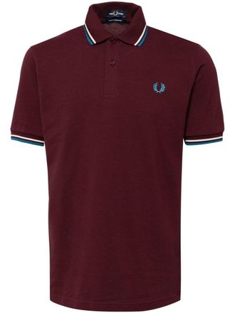 Fred Perry polo à logo brodé - Rouge