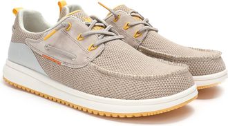 Walk In Pitas | Bay | Herren Mokassins | Flache Slipper für Männer | Slip on Loafer | Sneakers | Schlupfschuhe | Freizeitschuhe | Walkinpitas Schuhe | Beige 44