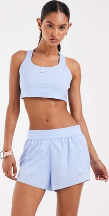 Nike Swift Dri-FIT - 2-in-1-Shorts in Blau mit mittelhohem Bund