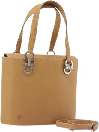 Ferragamo Sac &agrave; main Pre-owned - Femme - Pre-owned - Beige - Taille: ONE Size