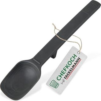 Fackelmann Cuill&egrave;re flexible Chefkoch en silicone Bonn - Cuill&egrave;re avec fonction de mesure de 5 ml & 15 ml - Fonction Lift-Up contre les salissures - env. 26,5 x 