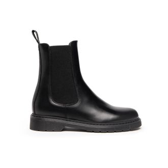 Nero Giardini Chelsea Leder Stiefeletten Schwarz - - Shoes - Damen - Schwarzk - 41 EU