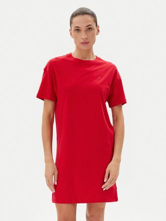 Tommy Hilfiger Nachthemd UW0UW05767 Rot Regular Fit