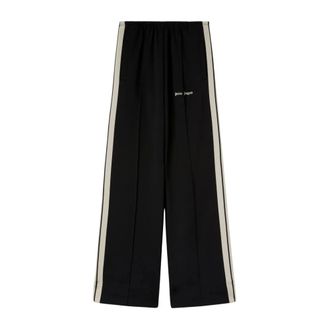Palm Angels Femme, Pantalons, Noir, Taille: 40 FR Pantalon de sport avec bande lat&eacute;rale