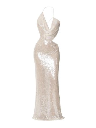Amazu&igrave;n Maxikleid - Wei&szlig;