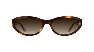 Calvin Klein Jeans Womens Sunglasses CKJ25618S - Havana with Gradient Brown Lens