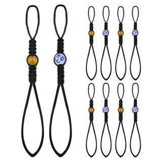 Hemobllo Angoily Universelle Teekannendeckelhalterung Handgefertigte Deckelsicherungskordel aus Geflochtenem Garn Schutzband f&uuml;r Ton Glas und Porzellan Teekann