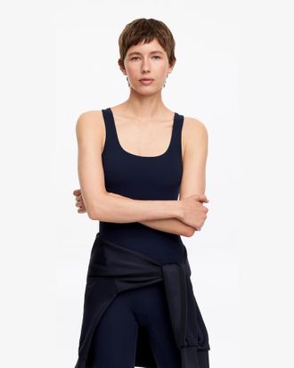 Arket Weiches Sporttanktop -Blau