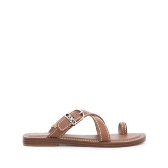 Michael Kors Ashton Leder-Sandalette - - Shoes - Damen - Braun - 39 1/2 EU