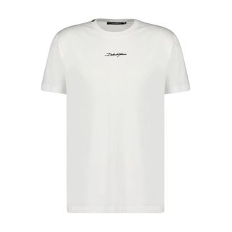 Dolce & Gabbana Baumwoll-T-Shirt mit Logo - - Tops - Herren - Wei&szlig; - 2XL