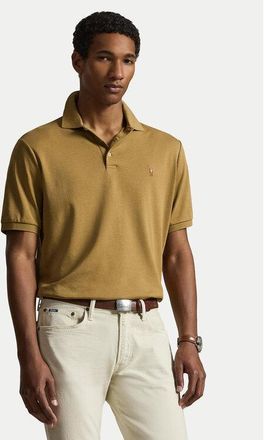 Polo Ralph Lauren Poloshirt 710704319505 Hellbraun Custom Slim Fit