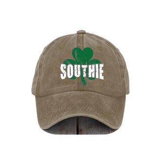 Generic Casquette de baseball unisexe r&eacute;tro St Patrick Motif tr&egrave;fle, kaki, M
