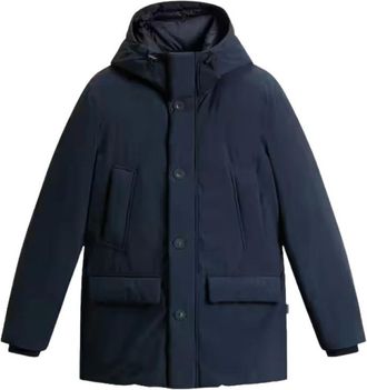 Woolrich Homme, Vestes, Bleu, Taille: S Veste Melton