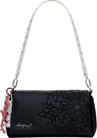 Desigual sac &agrave; &eacute;paule bandouli&egrave;re Sierra Naron Flap Bag Black noir