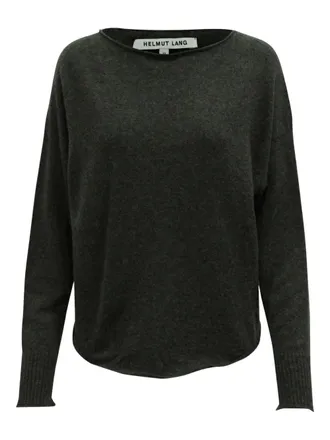Helmut Lang pull &agrave; col bateau - Gris