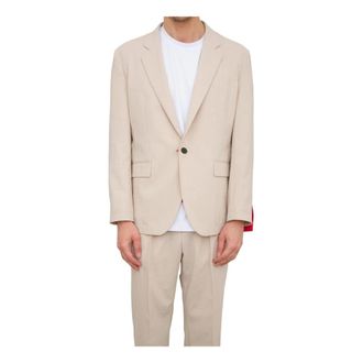 HUGO BOSS Kris242X1_WG Einreiher-Blazer - - Jackets - Herren - Beige - L