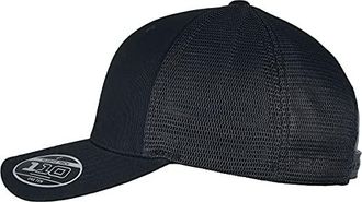 Flexfit Unisex 110 MESH Cap Baseballkappe, Black, one Size