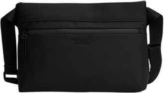 Tommy Hilfiger Sac &agrave; Bandouli&egrave;re Sac Homme Messenger Moyen, Noir (Black), Taille Unique