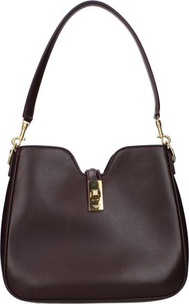 Celine Sac bandouli&egrave;re C&eacute;line Camille 16 Femmes Cuir Violet/Bourgogne