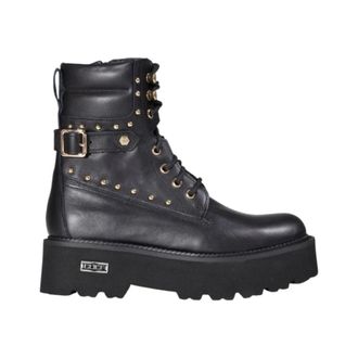 Cult Stiefeletten mit Rei&szlig;verschluss und Schn&uuml;rsenkeln - - Shoes - Damen - Schwarzk - 40 EU
