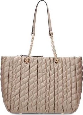 Picard FINESSE Sac de shopping pour femme en polyuréthane recyclé avec fermeture éclair Multicolore, Gris gravier, Taille unique