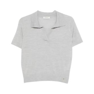 Anine Bing Moni Polo - - Tops - Damen - Grau - S