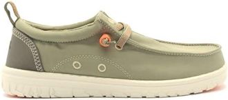 Jeep Samoa Wallabee Nylon Mocassin Homme, Sauge, 42 EU