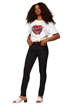 Kings of Indigo Kings of Indigo Juno Jeans, Stay Black Rinse, 32W x 30L Femme