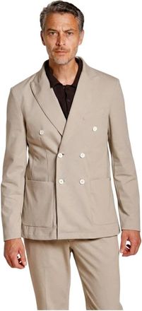 Mason's Homme, Vestes, Beige, Taille: XL Golf Blazer