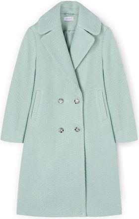 Motivi Femme, Manteaux, Vert, Taille: 46 FR Manteau crois&eacute;