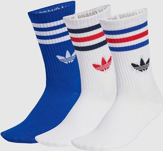 adidas Originals 3S Crew S 3P Socks croyal