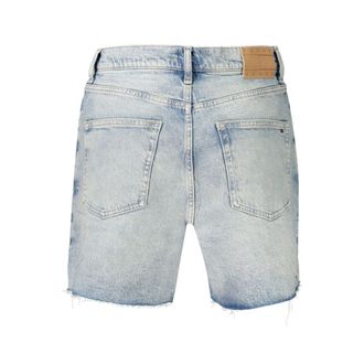 Tommy Hilfiger Fringed Denim Shorts - Blue